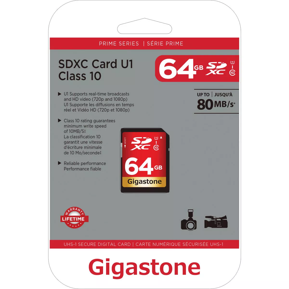 Gigastone Prime Series 64 GB SDHC Card | True Value Hardware