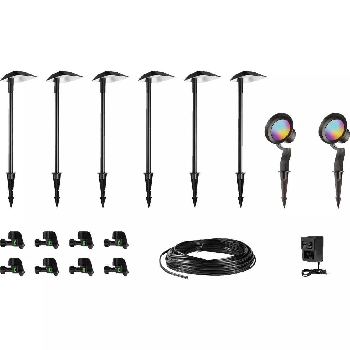 Nebo LED Espresso All-Weather Metal Sleek Style Low Voltage Landscape ...