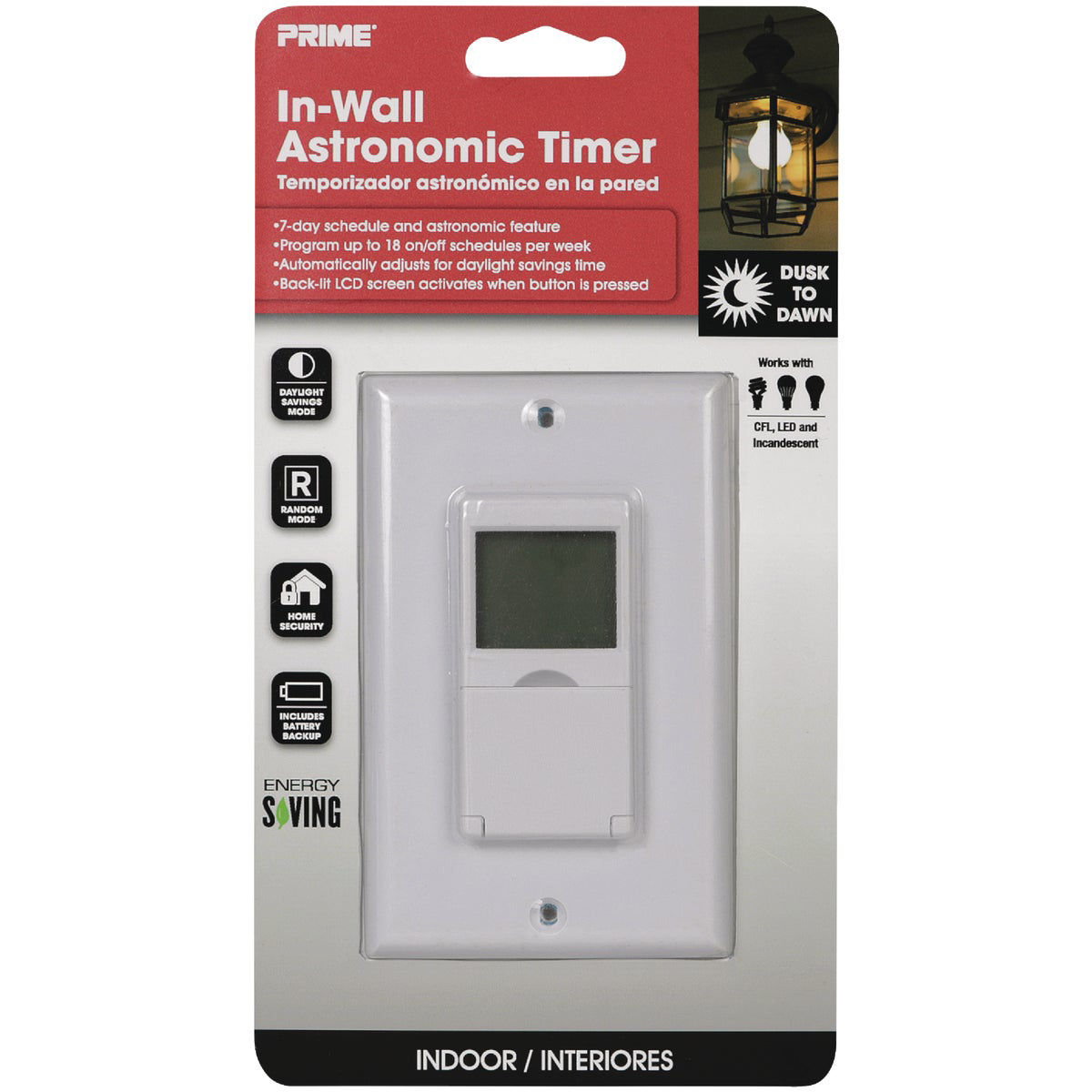 Prime 125V In-Wall Astronomic 7-Day Timer | Do it Best