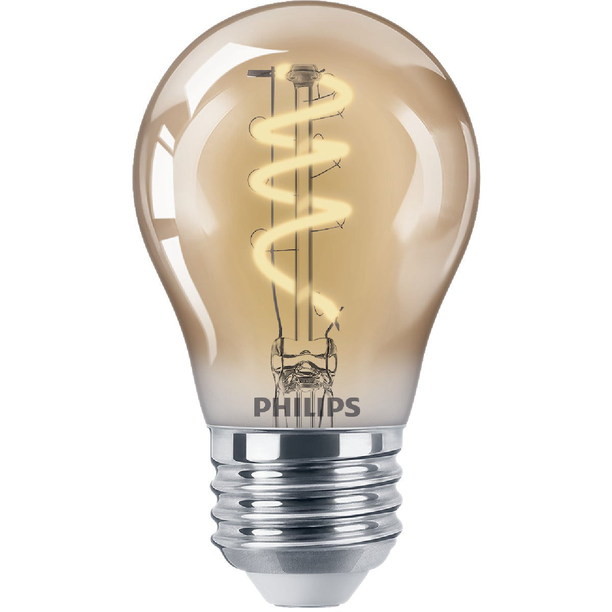 Philips EyeComfort 25W Equivalent Amber A15 Medium Dimmable Vintage LED ...