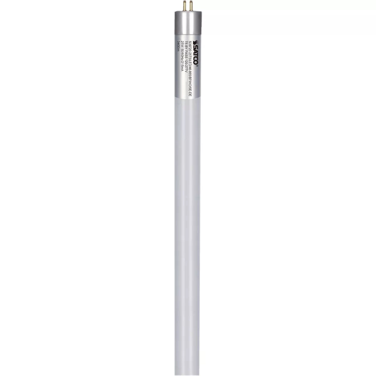 Satco 54W Equivalent 48 In. Daylight T5 Bi-Pin Ballast Bypass LED Tube ...