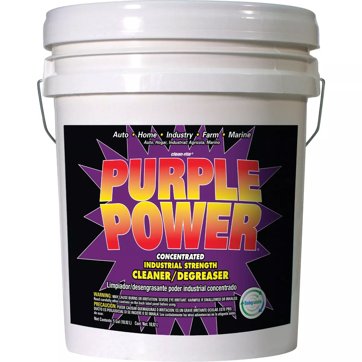 Purple Power 5 Gal. Liquid Industrial Strength Cleaner/Degreaser | Do ...