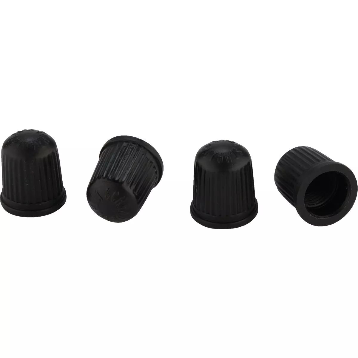 Tru-Flate Plastic Black Tire Valve Cap (4-Pack) | True Value Hardware