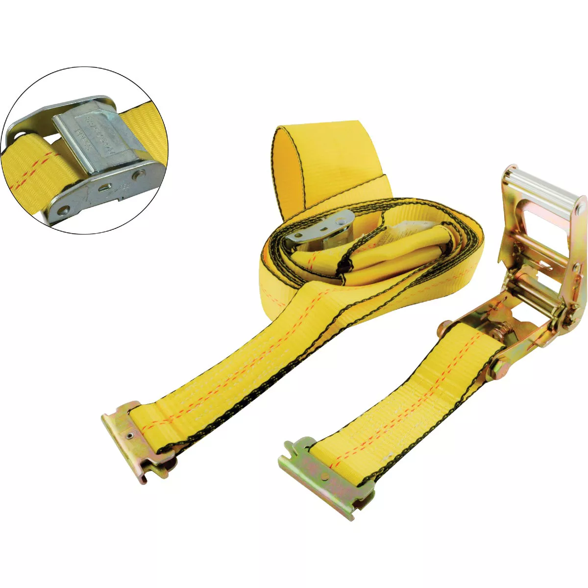 Erickson 4 In. x 22 Ft. Adjustable Standard Tire E-Track Ratchet Strap ...