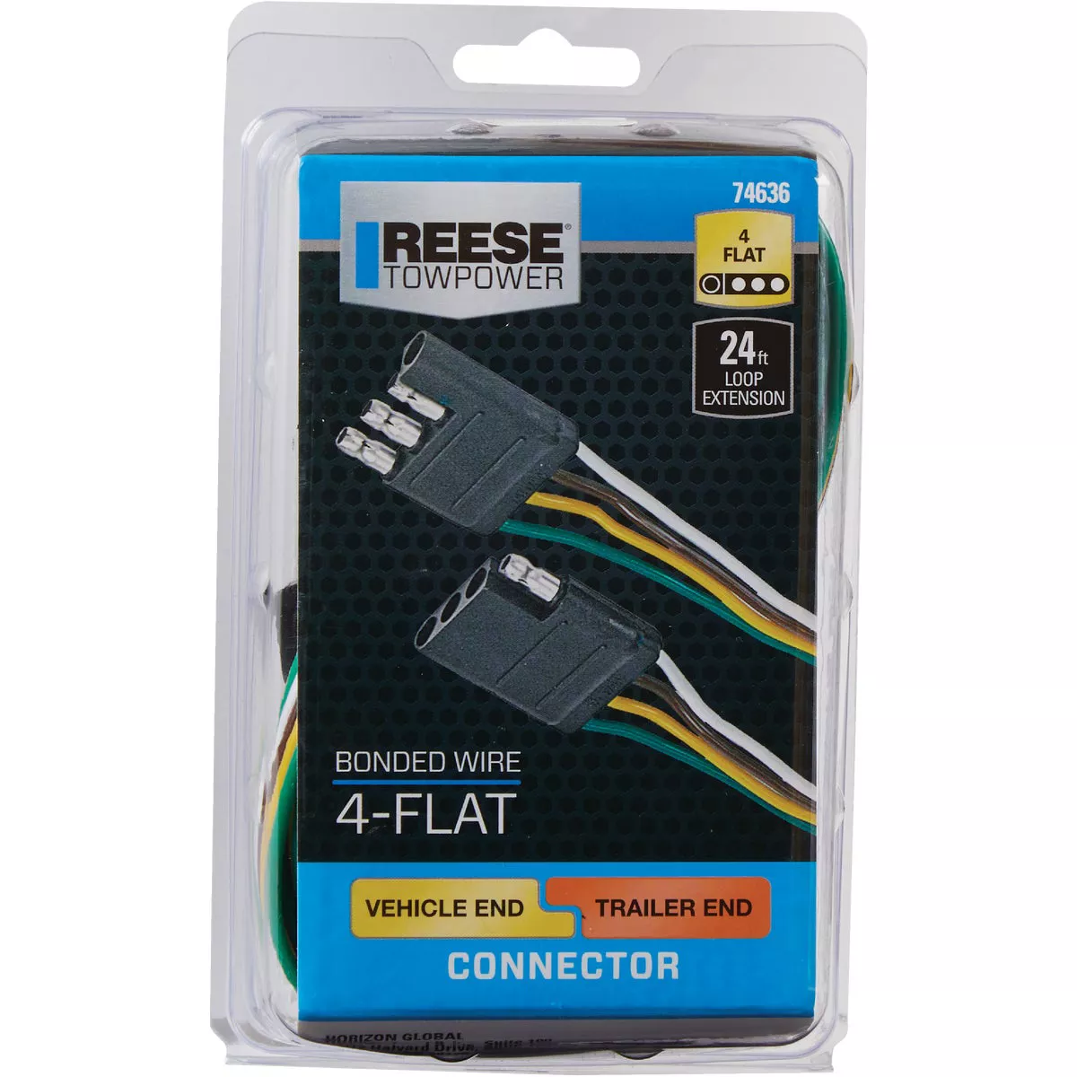 Reese Towpower 24 Ft. 4-Flat Loop Vehicle/Trailer Connector Set | True ...
