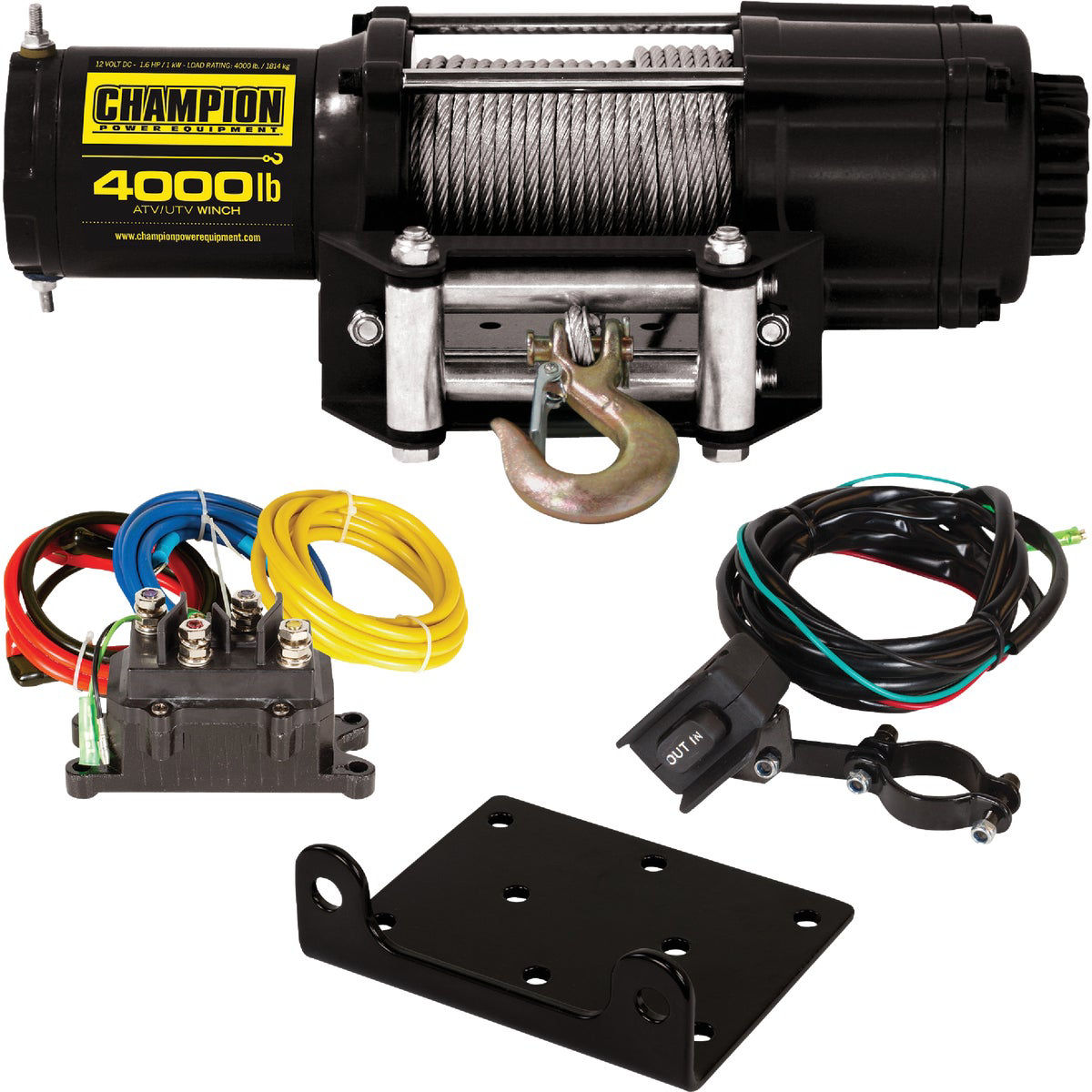 Champion 4000 Lb. ATV/UTV Winch Kit | Do it Best