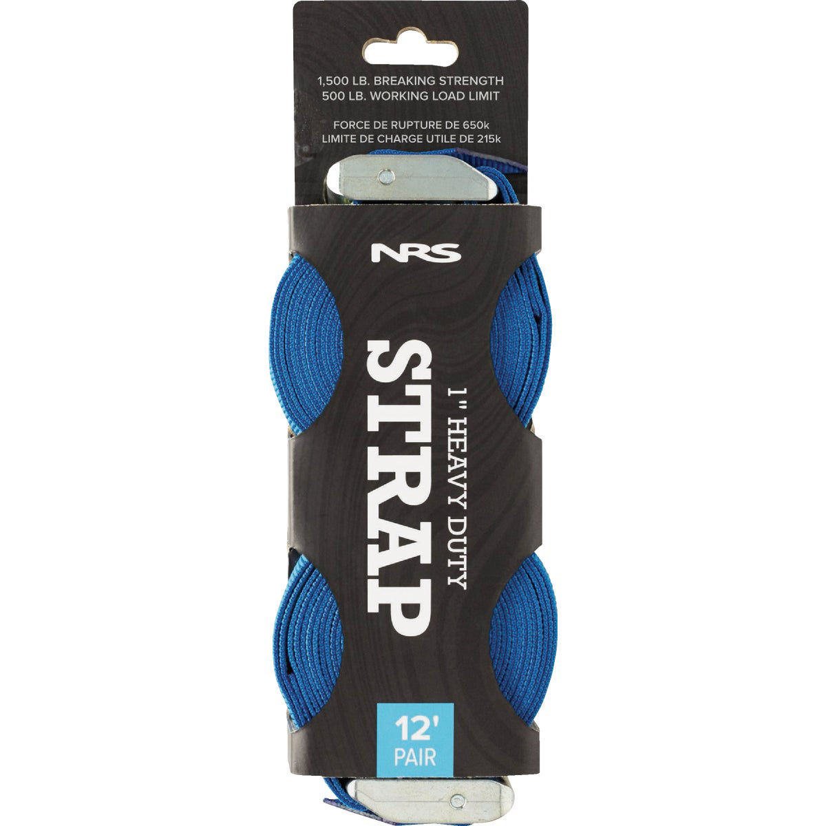 NRS 1 In. x 12 Ft. Iconic Blue Heavy Duty Tie-Down Strap (2-Pack) | Do ...