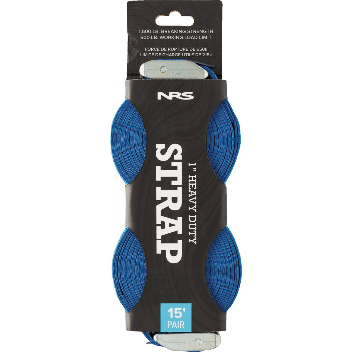 NRS 1 In. x 15 Ft. Iconic Blue Heavy Duty Tie-Down Strap (2-Pack) | Do ...