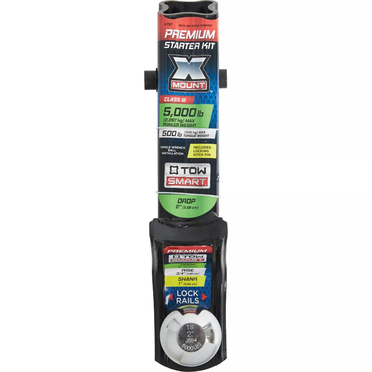 TowSmart X-Mount Class III Security Starter Kit with 2 In. Drop, 5000 ...