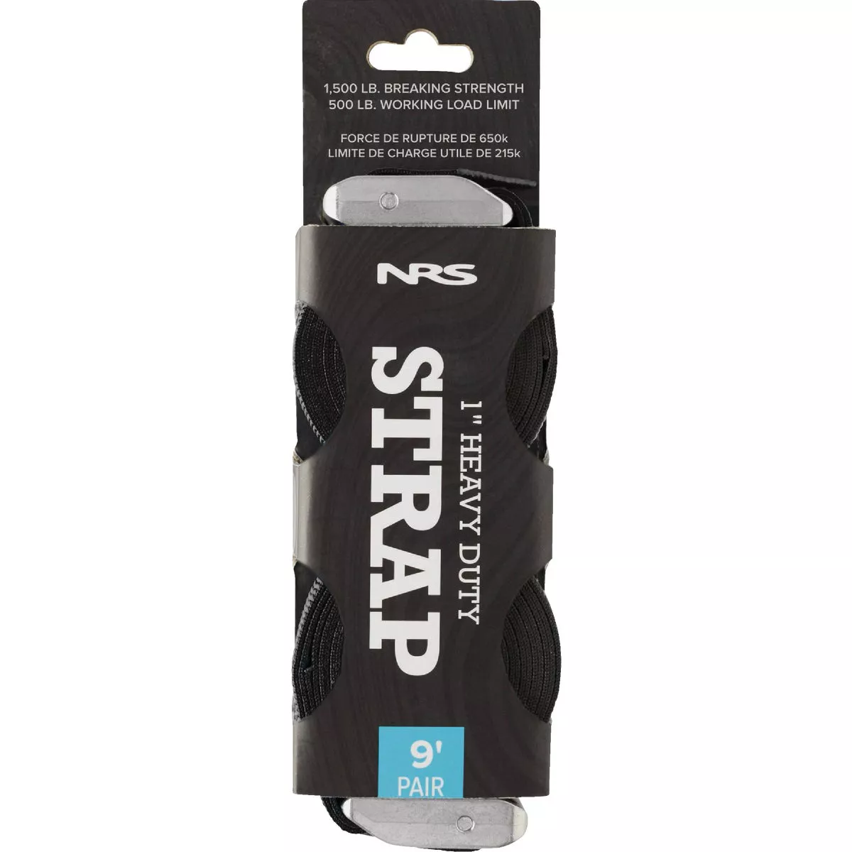 NRS 1 In. x 9 Ft. Stealth Black Heavy Duty Tie-Down Strap (2-Pack) | Do ...