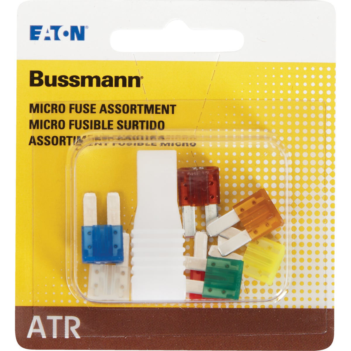 Bussmann ATR (Micro II) Fuse Assortment with Fuse Puller (7-Piece) | Do ...