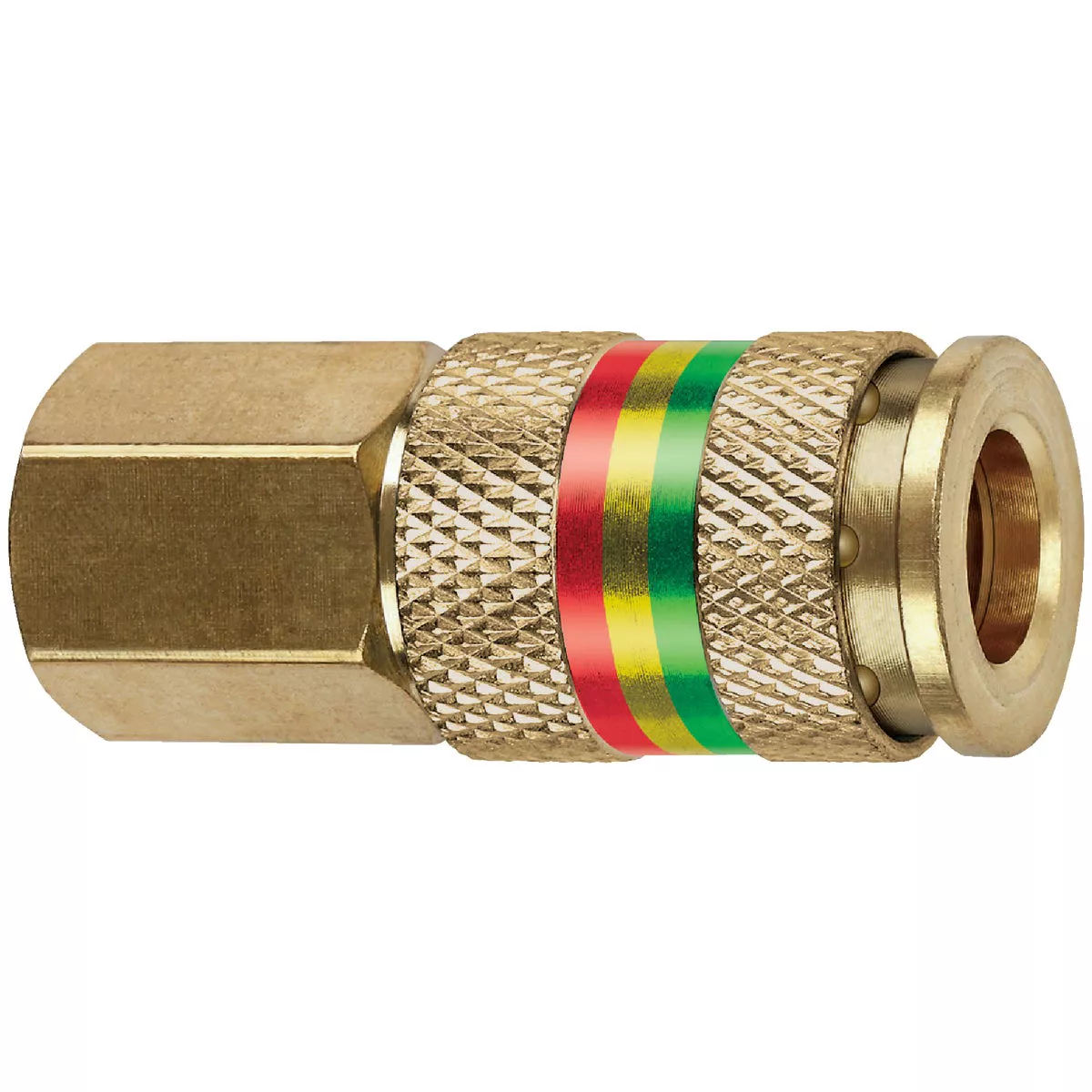 Tru-Flate Combo-Coupler 1/4 In. FNPT Brass Coupler | Do it Best