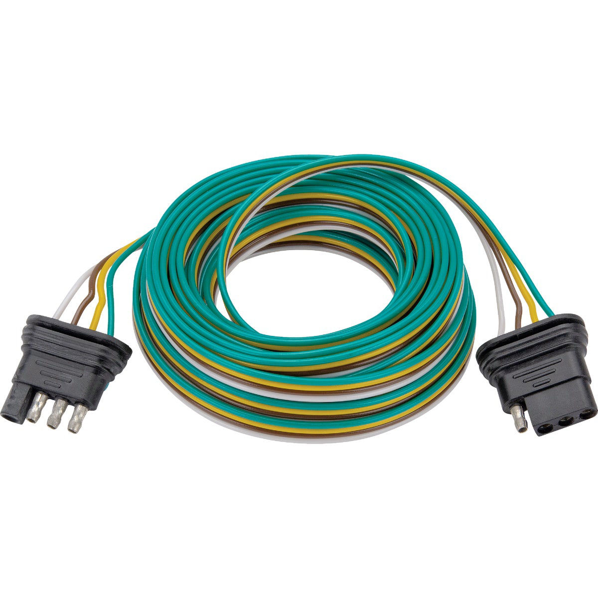 Towsmart 24 Ft. 18 Ga. 4-Way Flat Trailer Wiring Connector | Do it Best