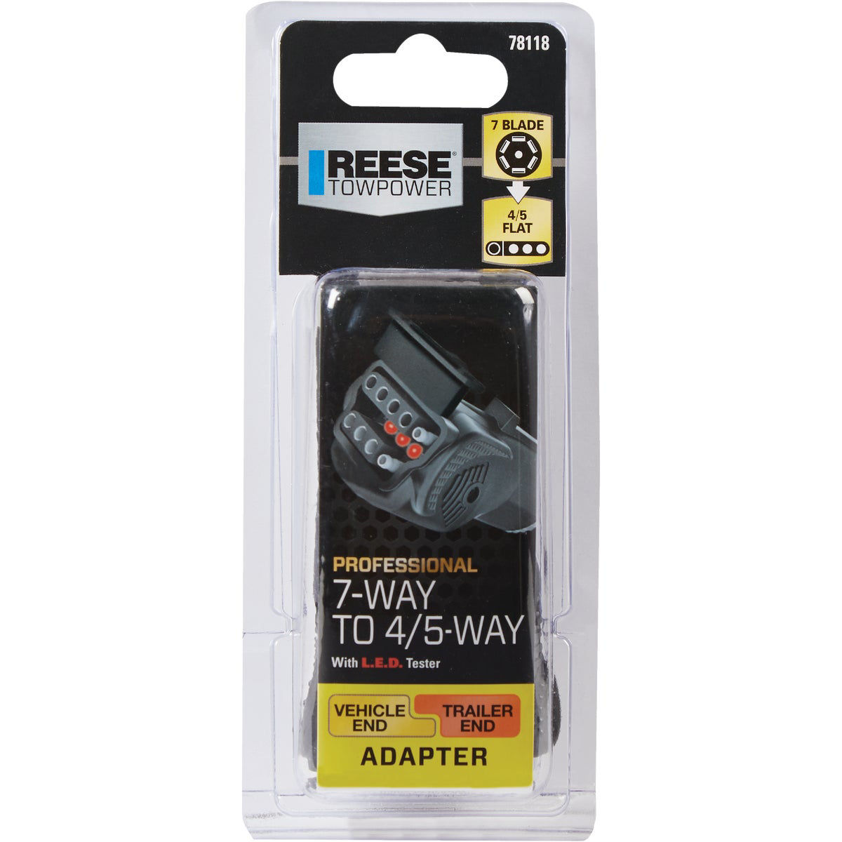 TowSmart 7-Way Blade To 4-Way Or 5-Way Flat Trailer Wiring Adapter | Do ...