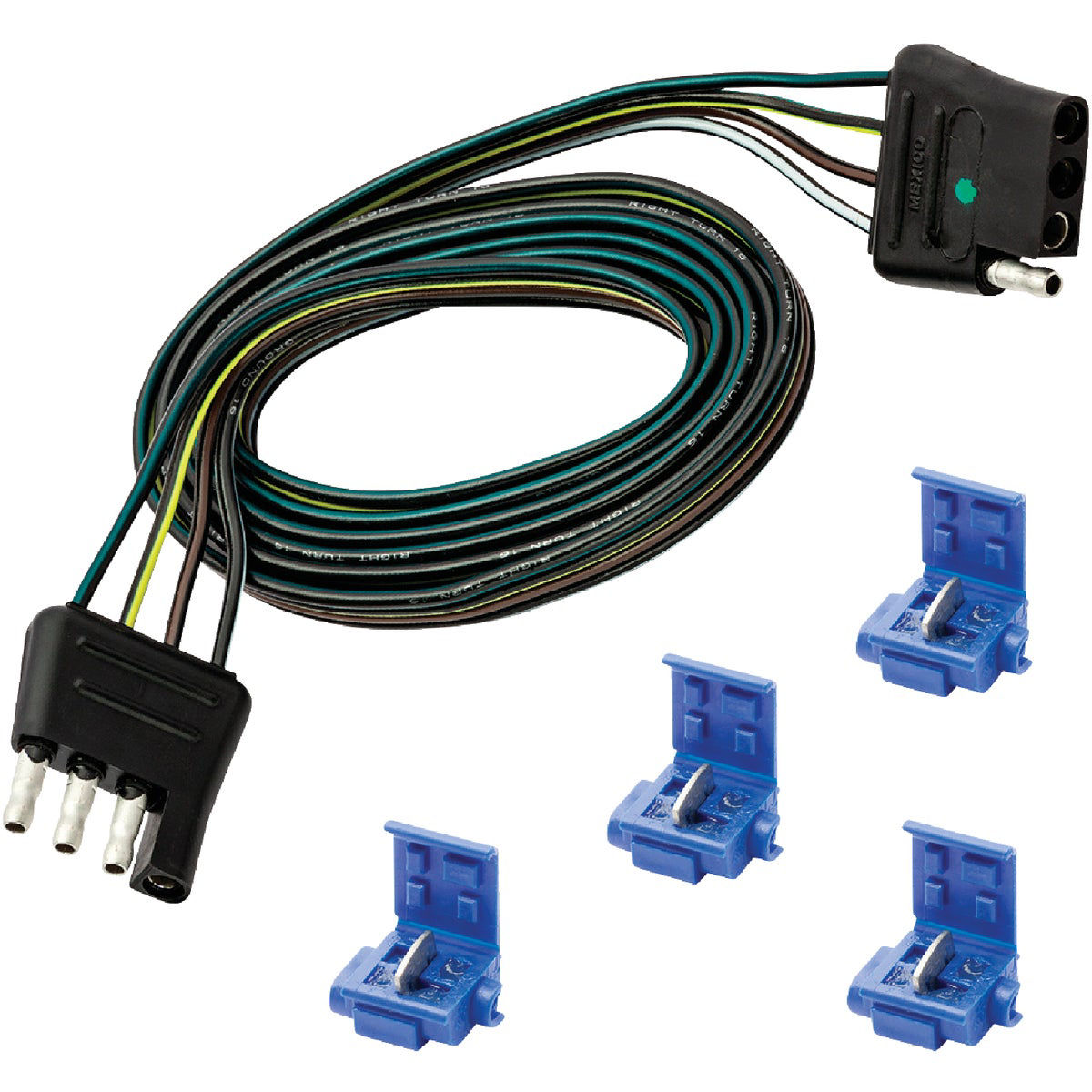 Reese Towpower 4-Flat Loop 48 In. Vehicle/12 In. Trailer Connector Set ...