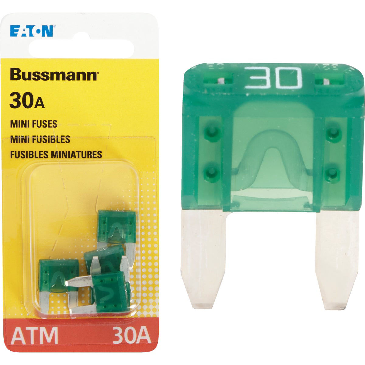 Bussmann 30-Amp 32-Volt ATM Blade Mini Automotive Fuse (5-Pack) | Do it ...