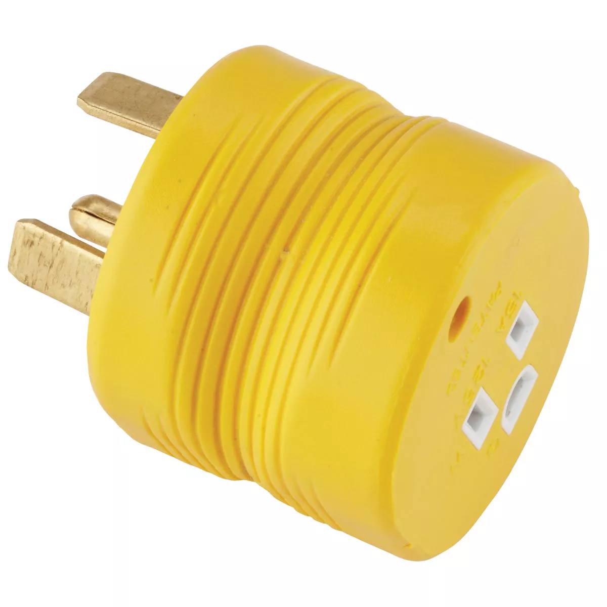 Camco Power Grip 30A Male to 15A Female RV Plug Adapter | Do it Best