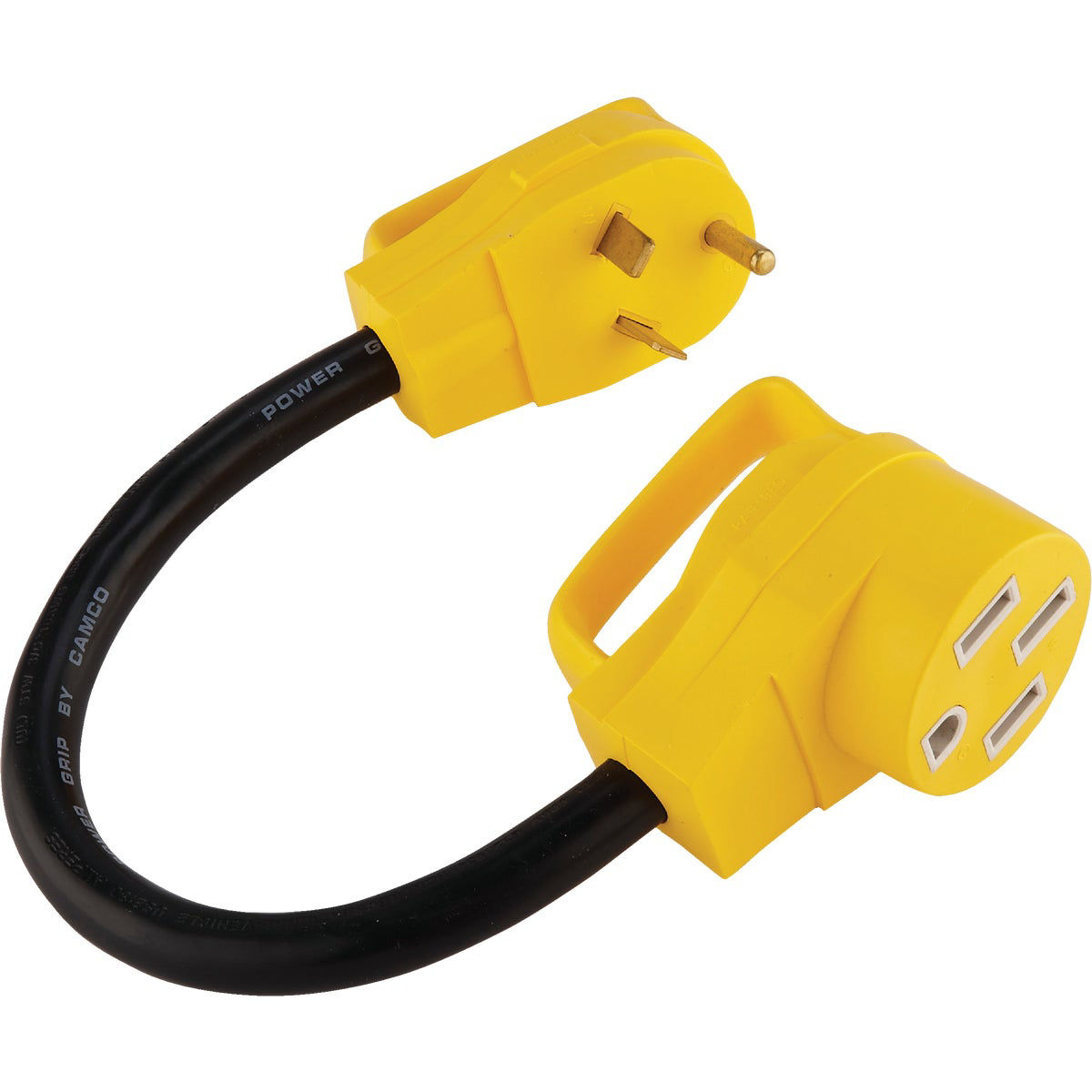 Camco PowerGrip 30A/50A Dogbone RV Power Cord Adapter | Do it Best