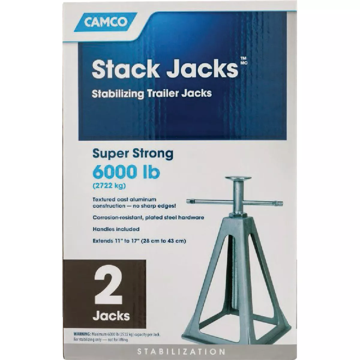Camco Stabilizing RV Trailer Jack Stands (2-Pack) | Do it Best