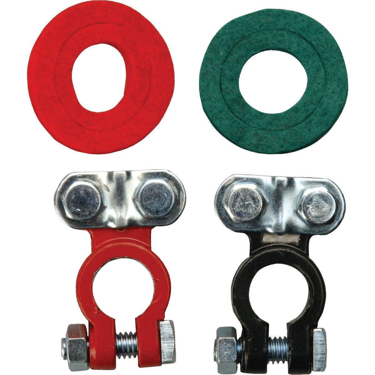 Road Power Top Post Color-Coded Battery Terminal (1-Pair) | Do it Best