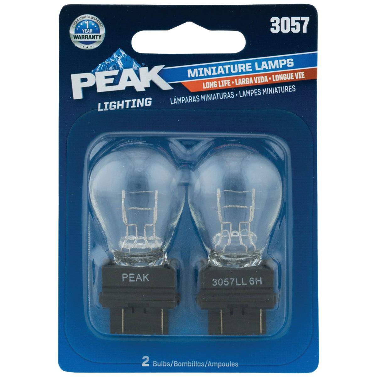 PEAK 3057 12.8/14V Mini Incandescent Automotive Bulb (2-Pack) | Do it Best