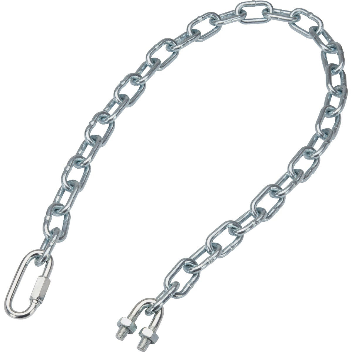 TowSmart 36 In. Towing Safety Chain with U-Bolt & Quick Link, 5000 Lb ...