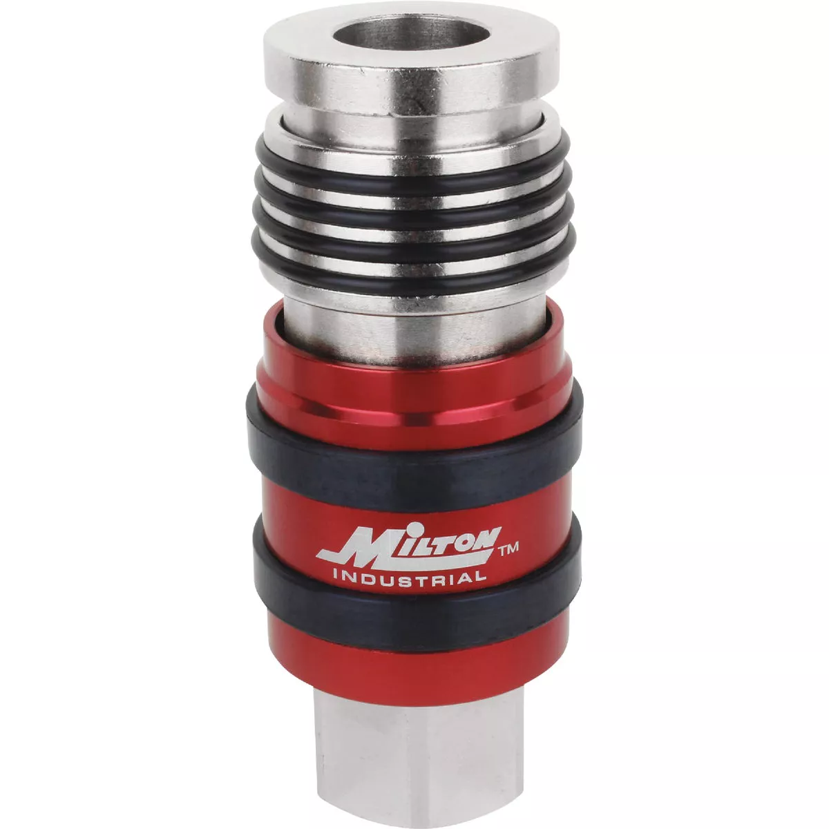 Milton 2-In-1 Universal Safety Exhaust Quick-Connect Industrial Coupler ...