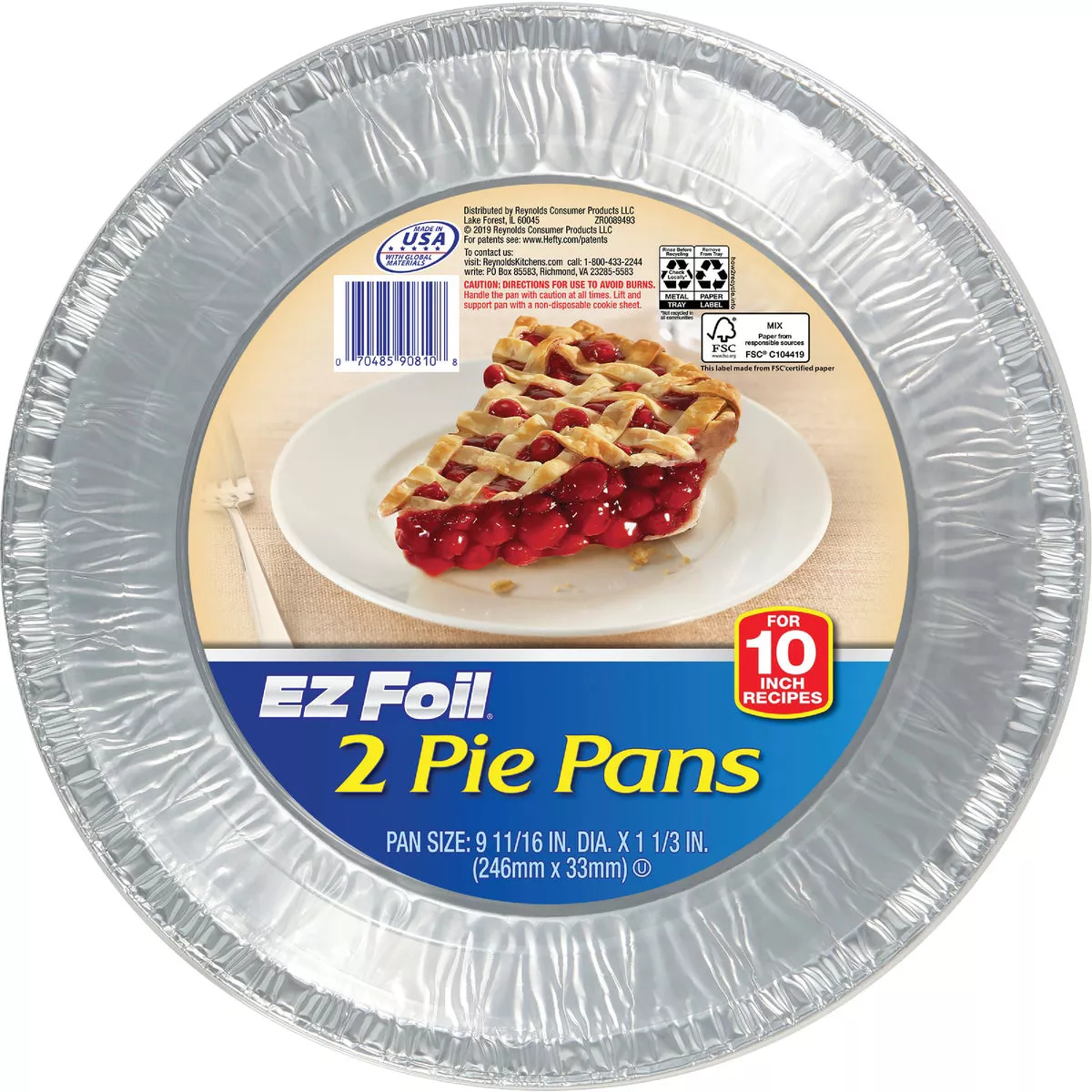EZ Foil 9-11/16 In. Extra Large Pie Pan (2-Count) | Do it Best