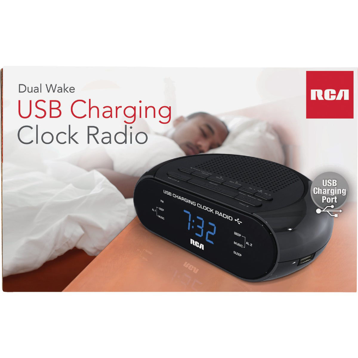 RCA USB Dual Alarm Clock Radio | Do it Best