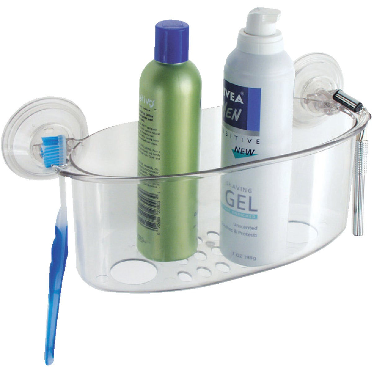iDesign Power Lock Suction Shower Basket | Do it Best