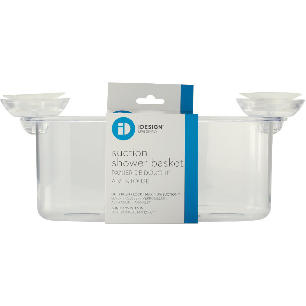iDesign Power Lock Suction Shower Basket | Do it Best