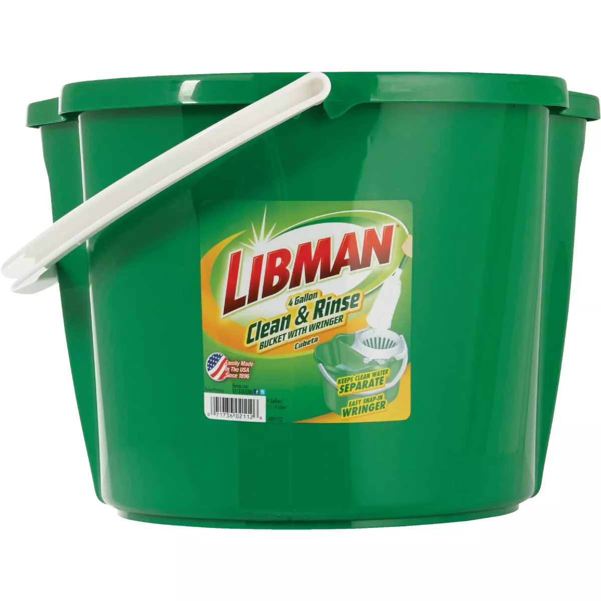 Libman 4 Gal. Green Clean & Rinse Bucket with Wringer | Do it Best