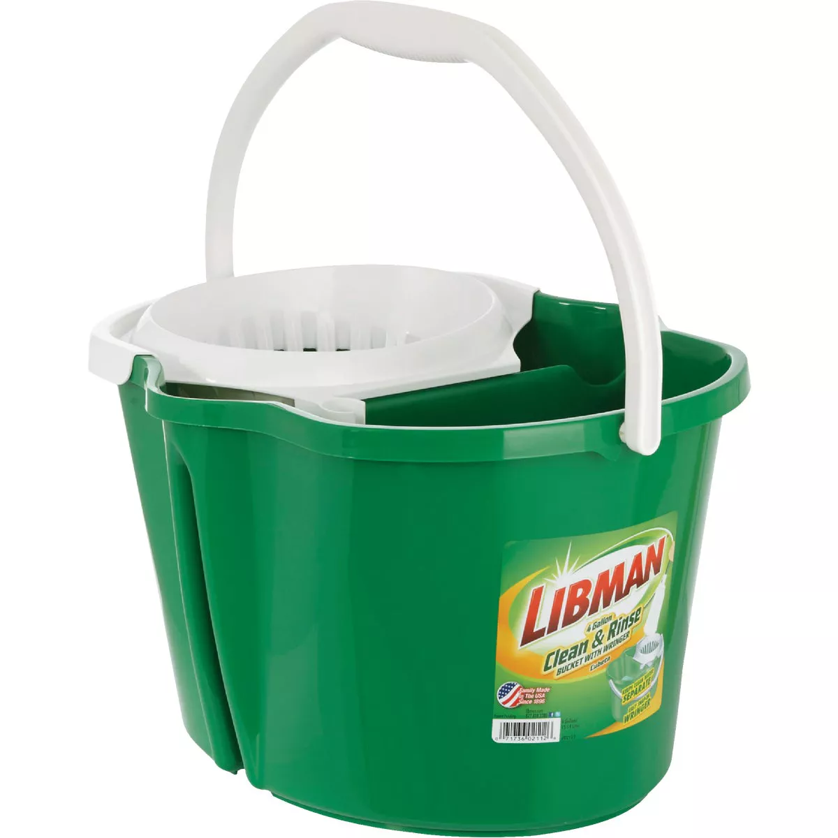 Libman 4 Gal. Green Clean & Rinse Bucket with Wringer | Do it Best