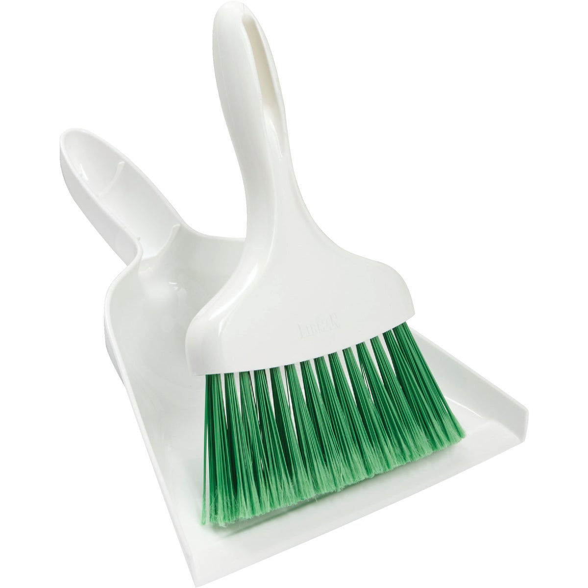 Libman 7 In. Poly Whisk Broom with Dust Pan, Green Bristles | Do it Best