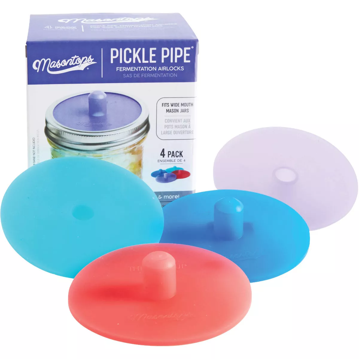 Masontops Wide Mouth Pickle Pipe (4-Pack) | Do it Best
