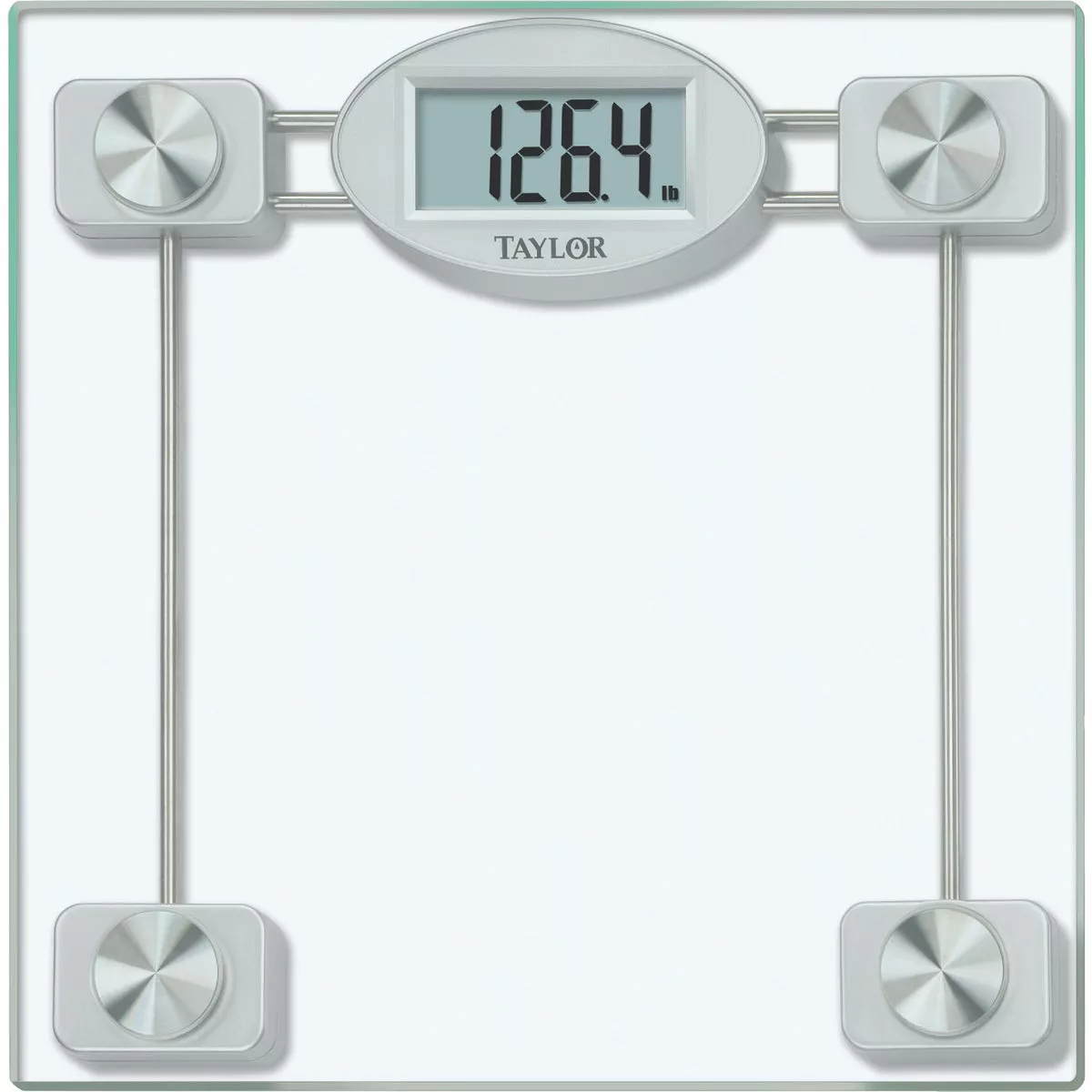 Taylor Digital 400 Lb. Glass Bath Scale, Clear | Do it Best
