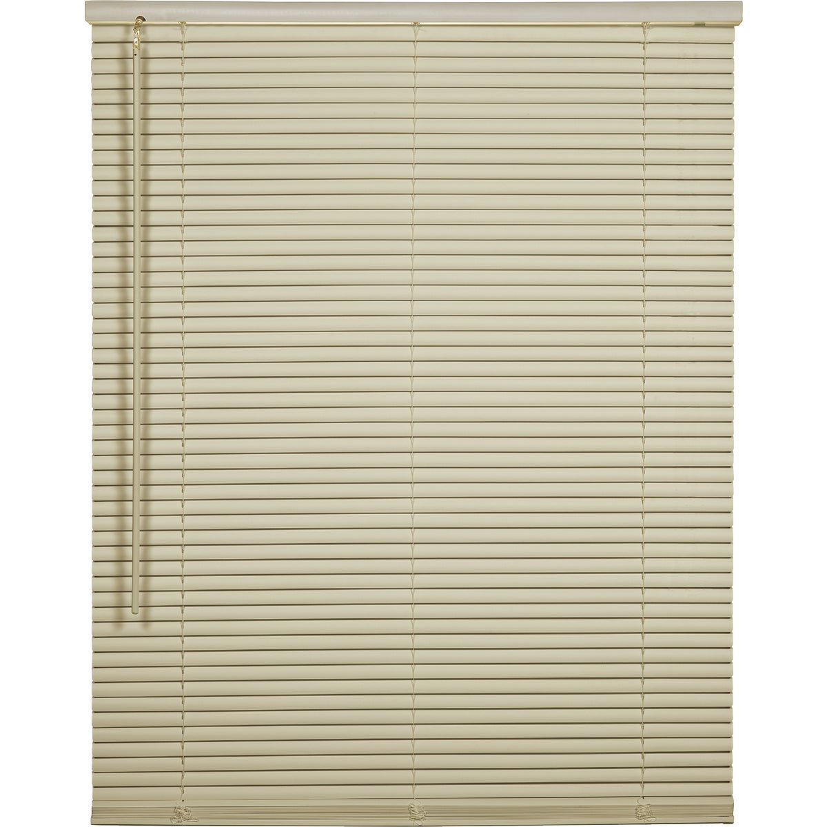 Home Impressions 34 In. x 64 In. x 1 In. Ivory Vinyl Light Filtering ...