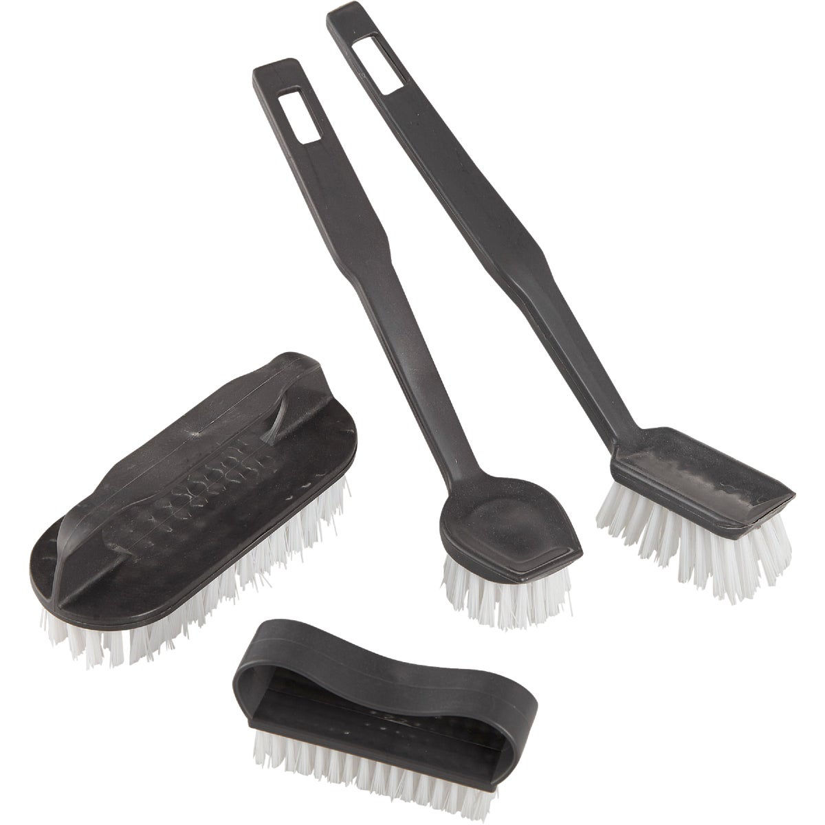 Smart Savers Blue Plastic Bristle Scrub Brush Set (4-Piece) | Do it Best
