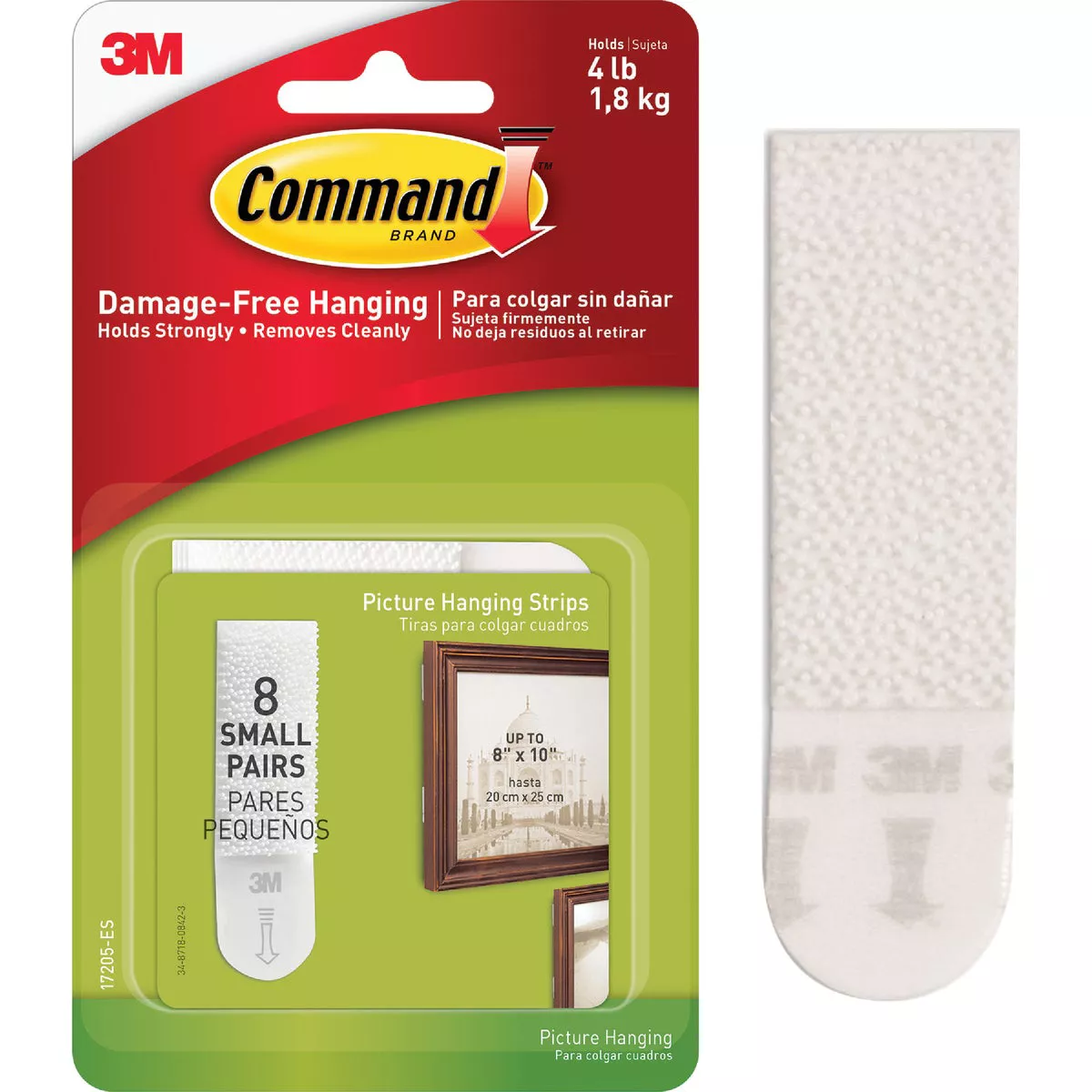 Command 5/8 In. x 2-1/4 In. White Interlocking Picture Hanger (16 Count ...