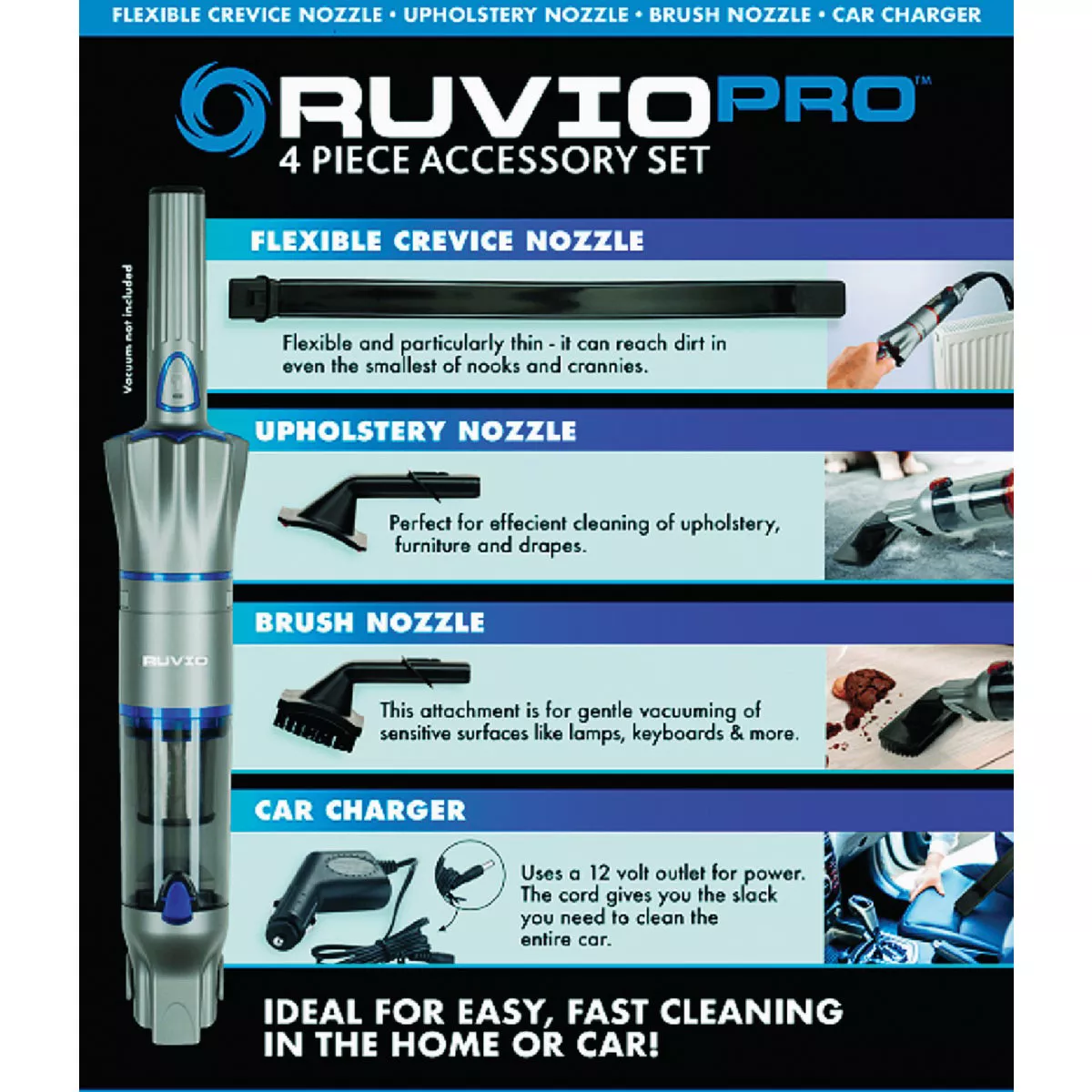 Ruvio Pro Cordless Vacuum Accessory Set (4-Piece) | Do it Best