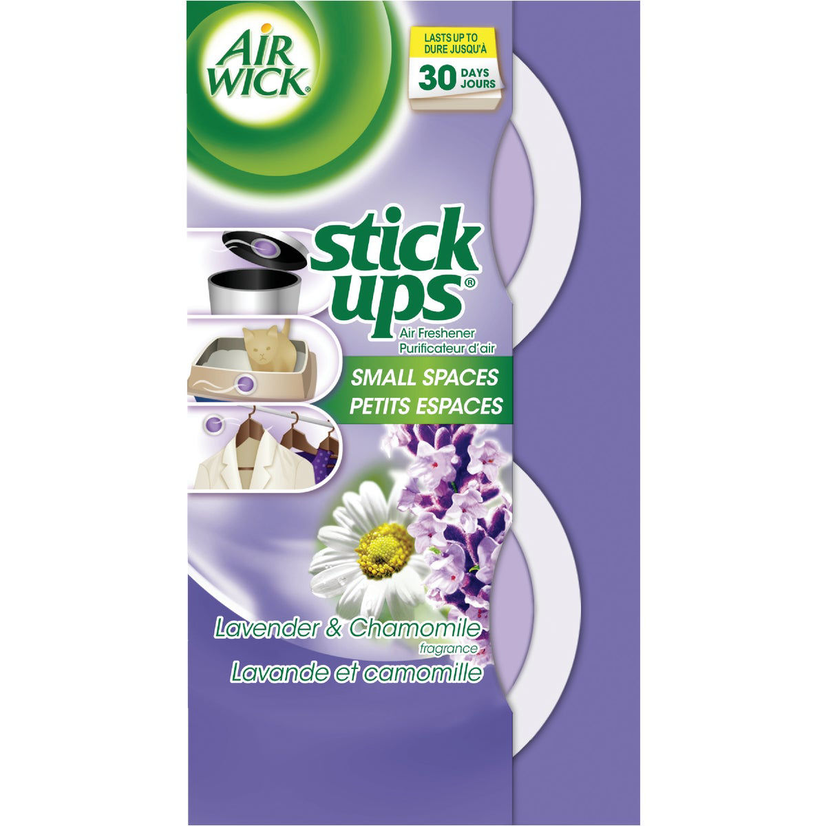 Air Wick Stick Ups Fresh Water Small Spaces Solid Air Freshener (2 ...