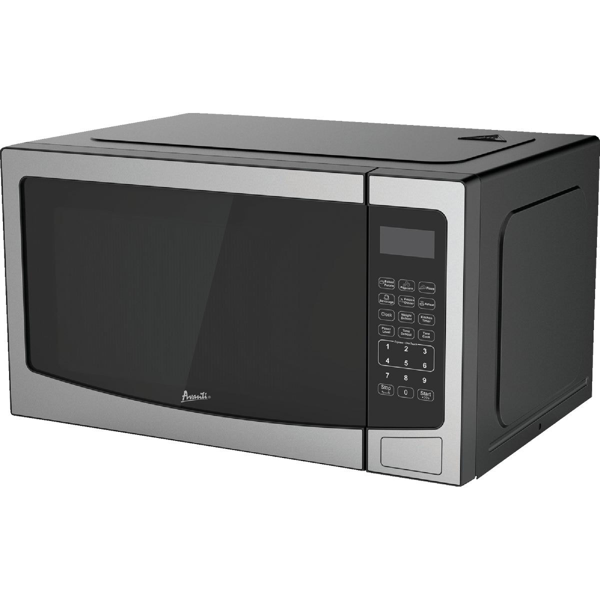 Avanti 1.1CF 1000W Black with Stainless Steel Front Microwave | Do it Best