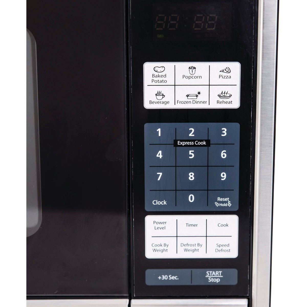 Avanti 1.1CF 1000W Black with Stainless Steel Front Microwave | Do it Best