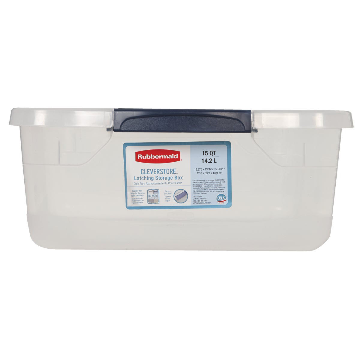 Rubbermaid 16 Qt. Cleverstore Clear Tote | Do it Best
