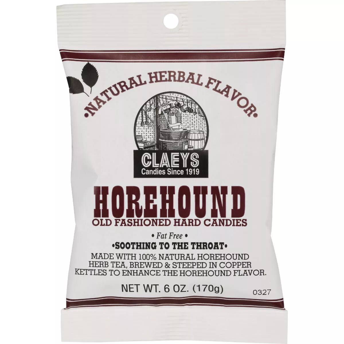 Claeys 6 Oz. Old Fashion Natural Horehound Herbal Hard Candy | True ...