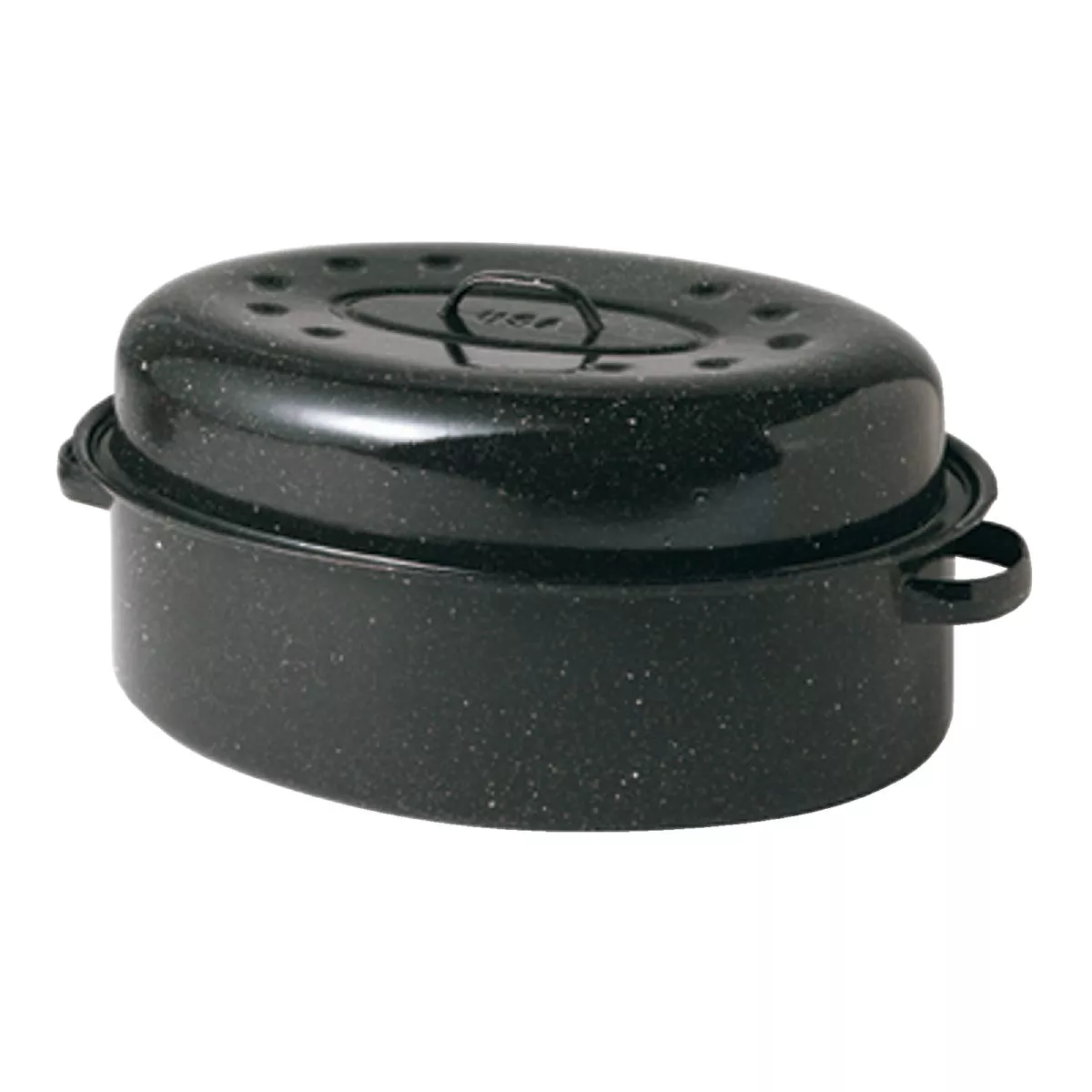 GraniteWare 19 In. Black Covered Oval Roaster | Do it Best