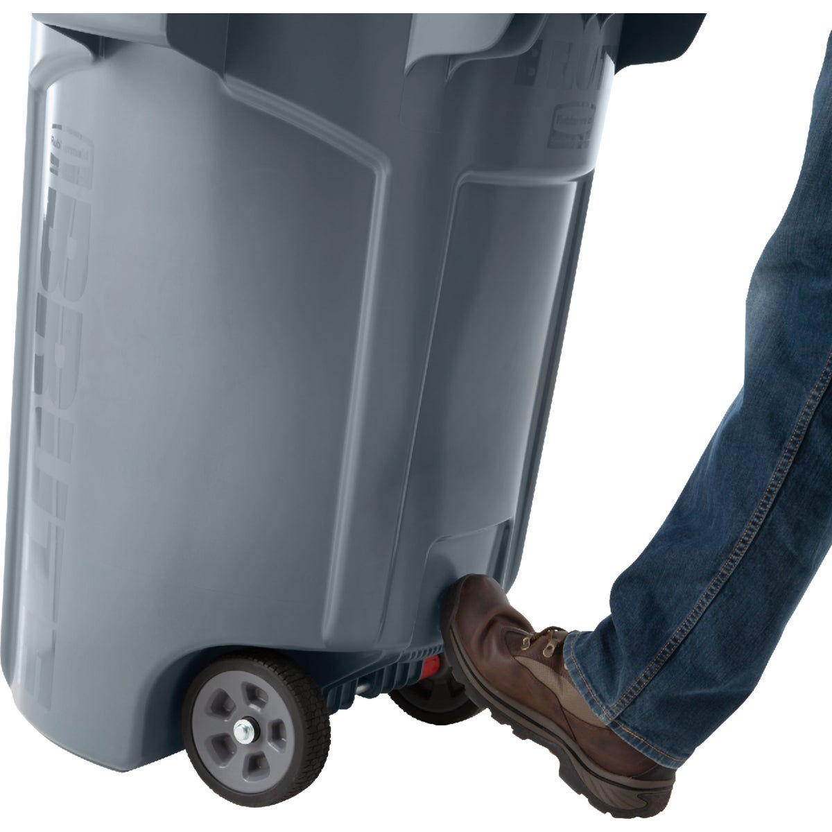 Rubbermaid Commercial Brute 44 Gal. Gray Vented Wheeled Container | Do ...