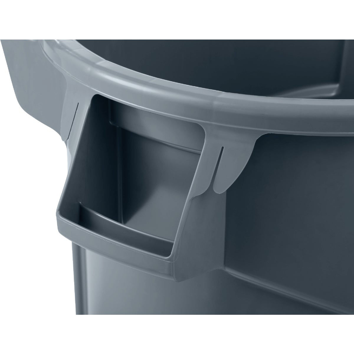 Rubbermaid Commercial Brute 44 Gal. Gray Vented Wheeled Container | Do ...
