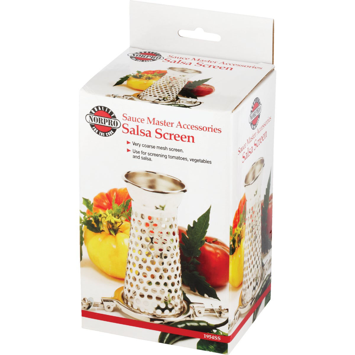 Sauce Master 6 In. x 3.5 In. Vegetable & Fruit Strainer - Salsa Screen ...