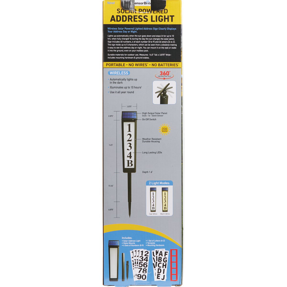 SensorBrite Outdoor Address Light | Do it Best